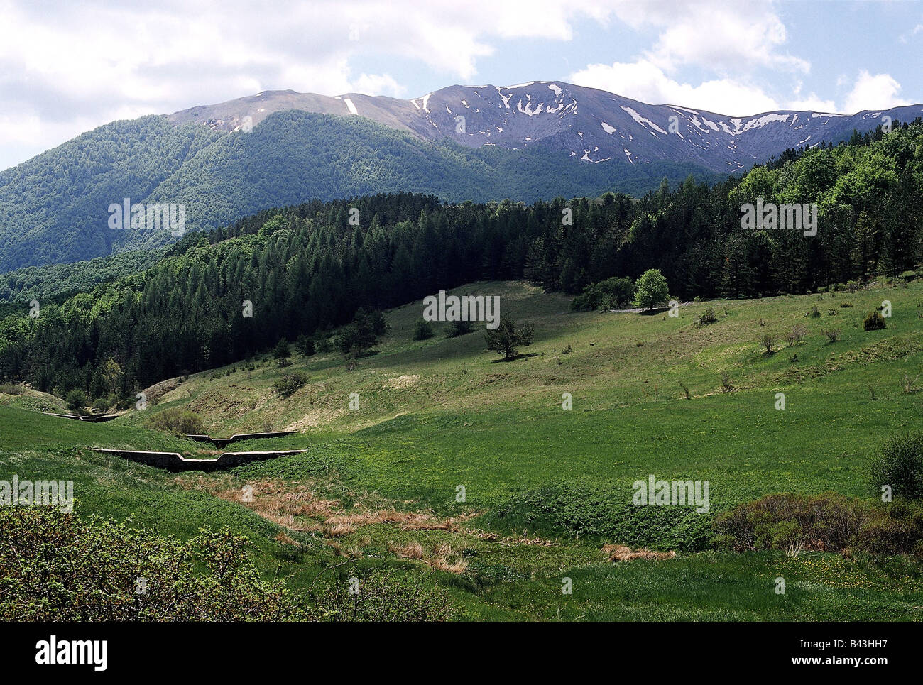 geography / travel Italy, Abruzzi, landscapes, near Villetta Barrea ...