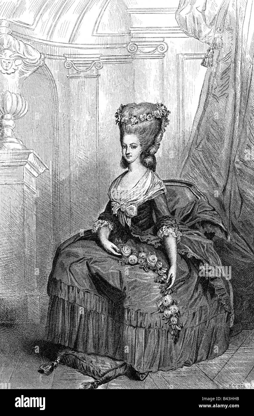 Lamballe, Marie Louise Princess of, 8.9.1749 - 3.9.1792, French ...