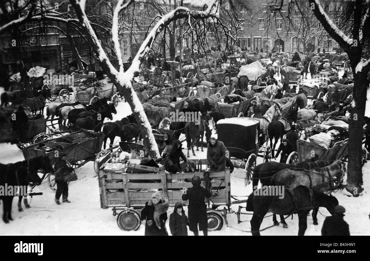 events, Second World War / WWII, refugees, expulsion of Germans ...