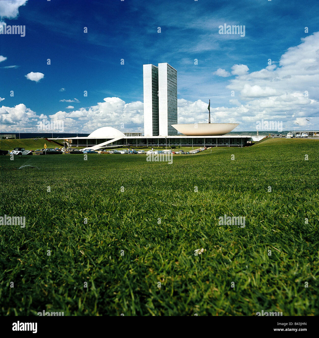 Architecture brazil parliament congress brasilia hi-res stock ...
