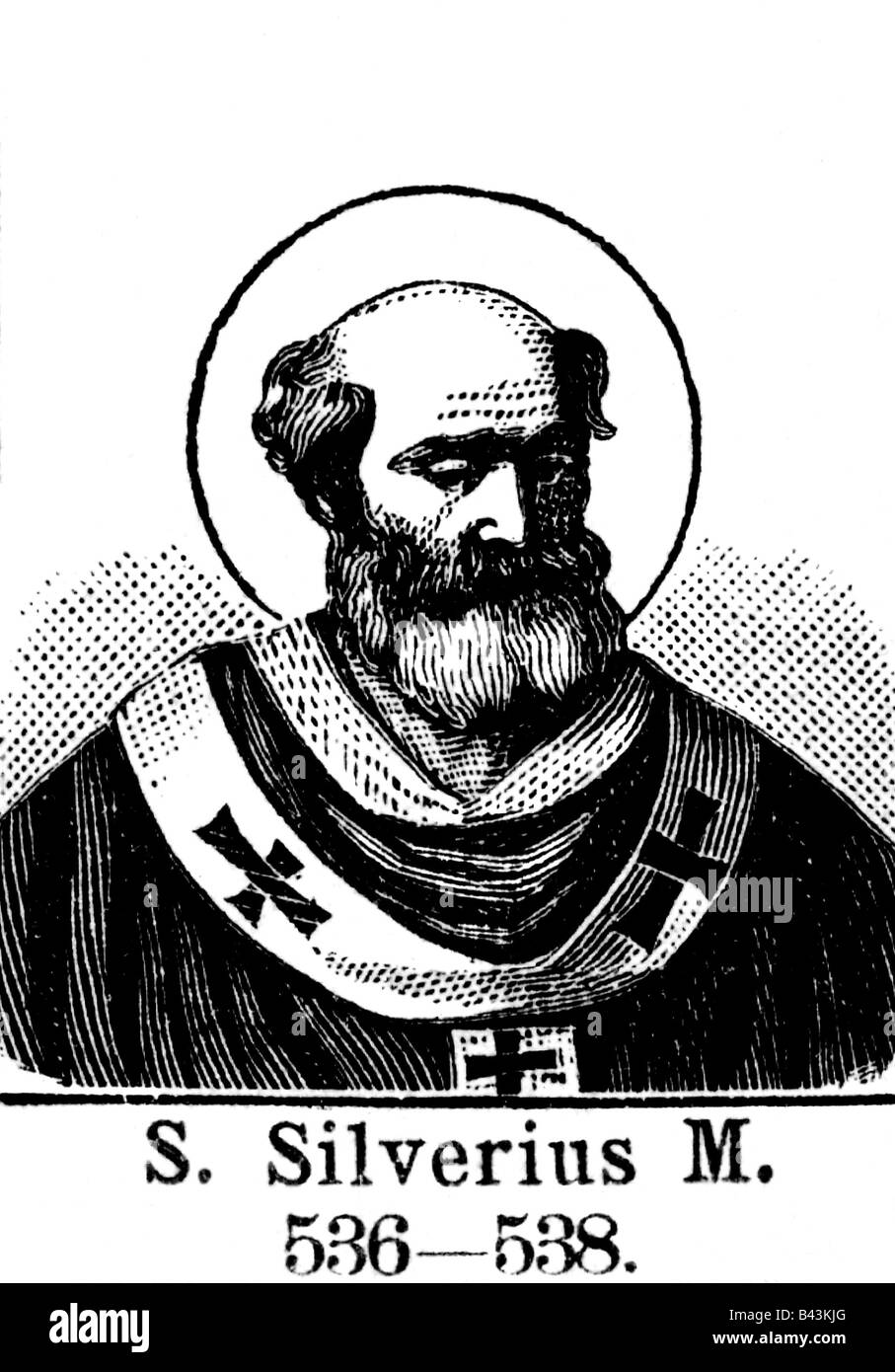 Pope silverius hi-res stock photography and images - Alamy