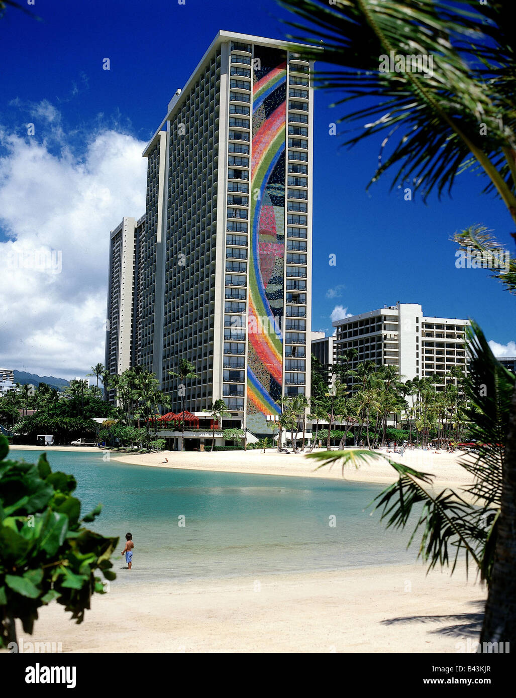geography / travel, USA, Hawaii, Oahu, Waikiki, building, architecture ...