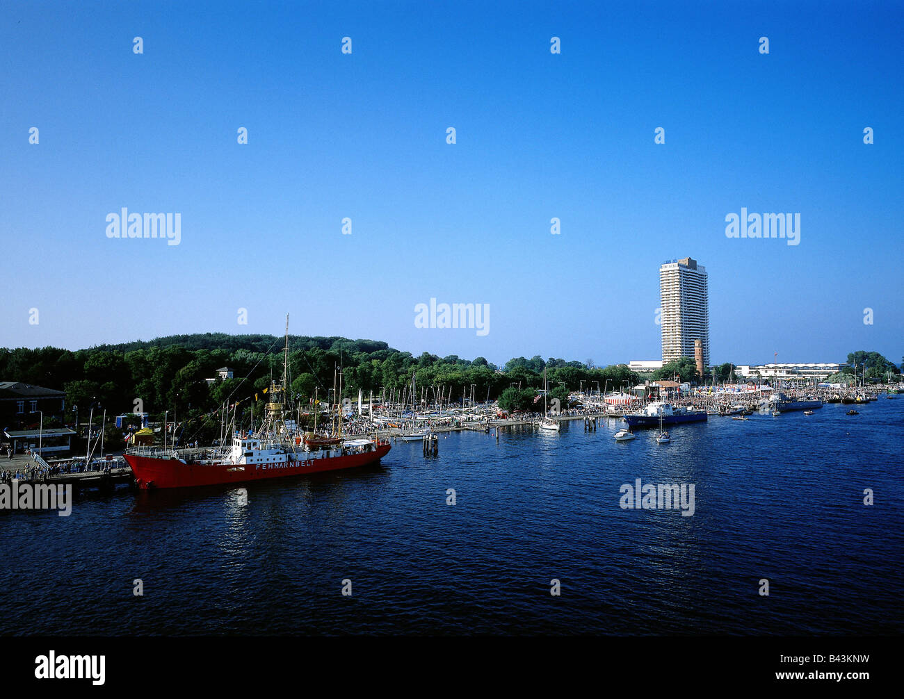 geography / travel, Germany, Schleswig-Holstein, Travemunde, port Stock ...