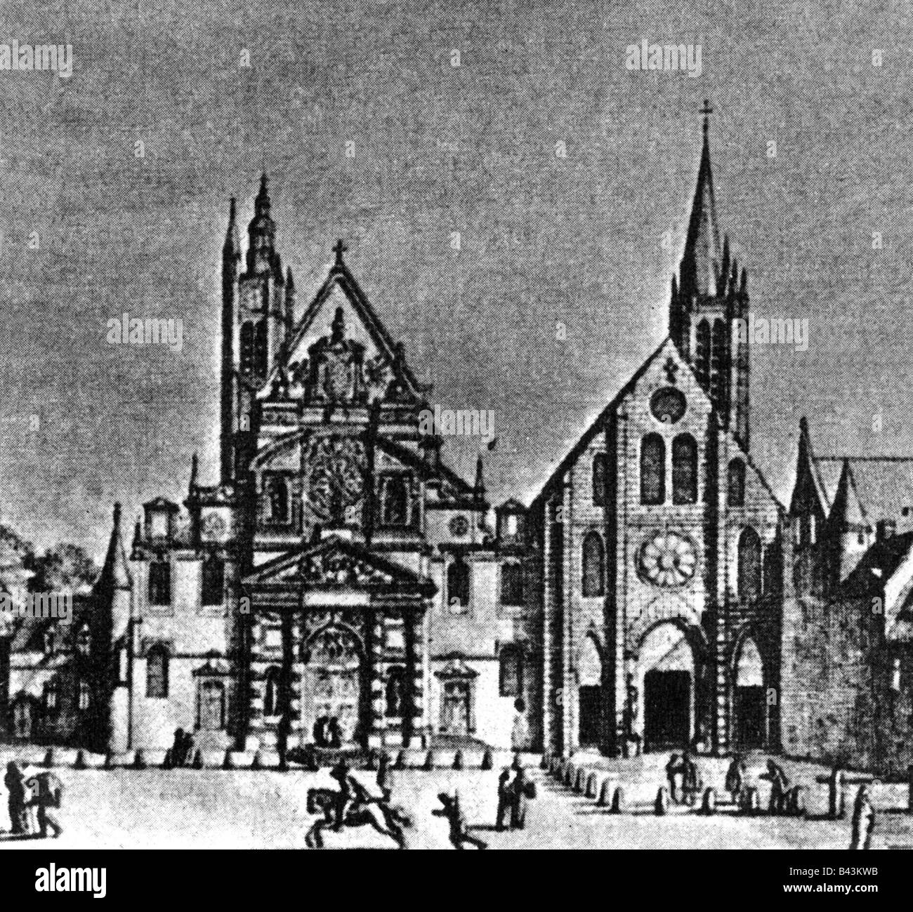 Blaise pascal french physicist mathematician Black and White Stock ...