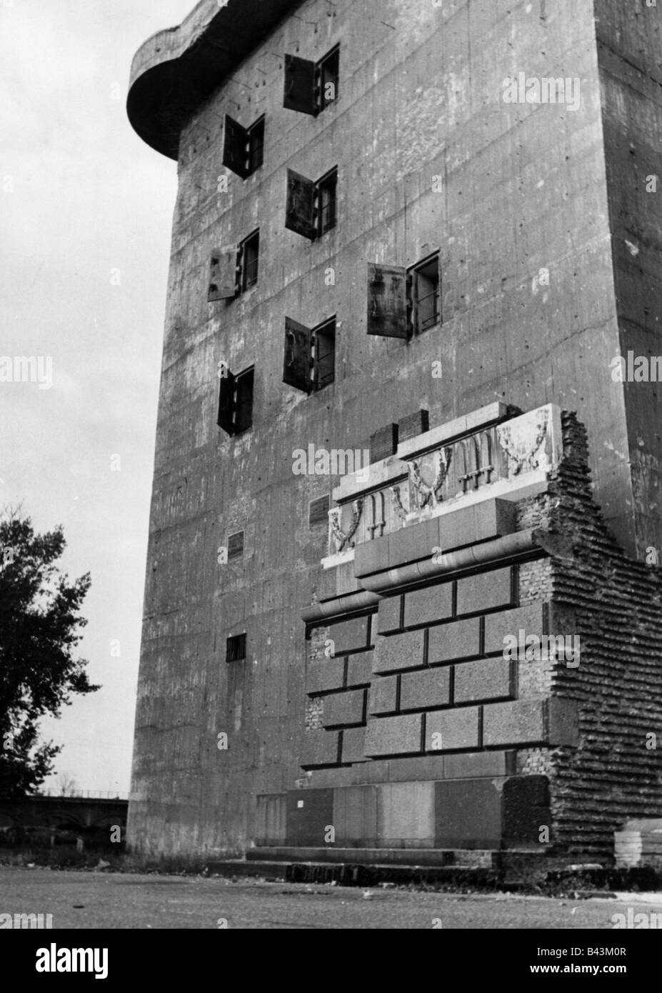 Air defence bunker Black and White Stock Photos & Images - Alamy