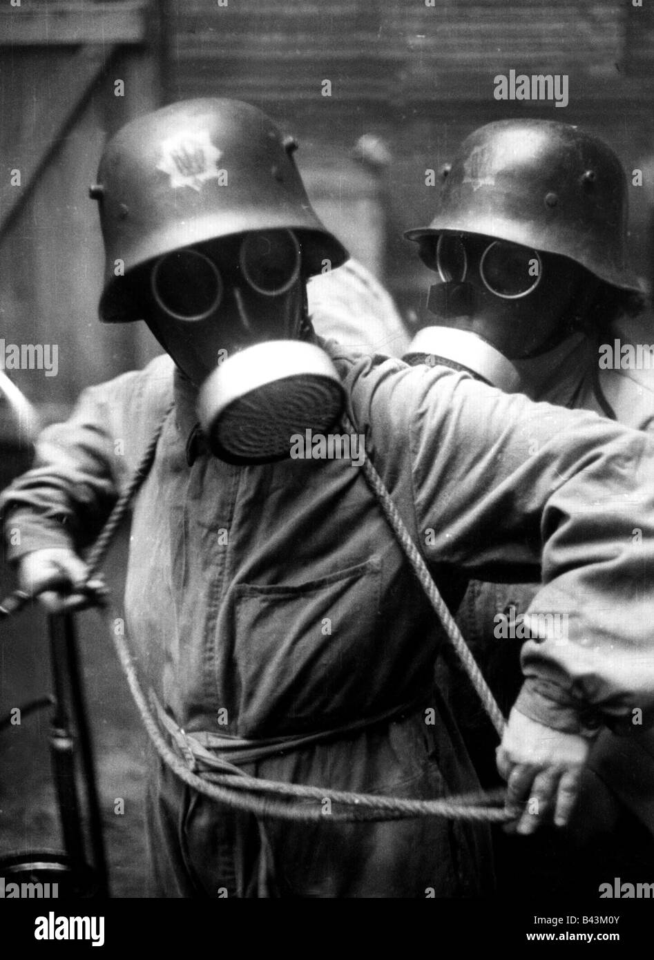 events, Second World War / WWII, aerial warfare, Germany, a plant fire ...