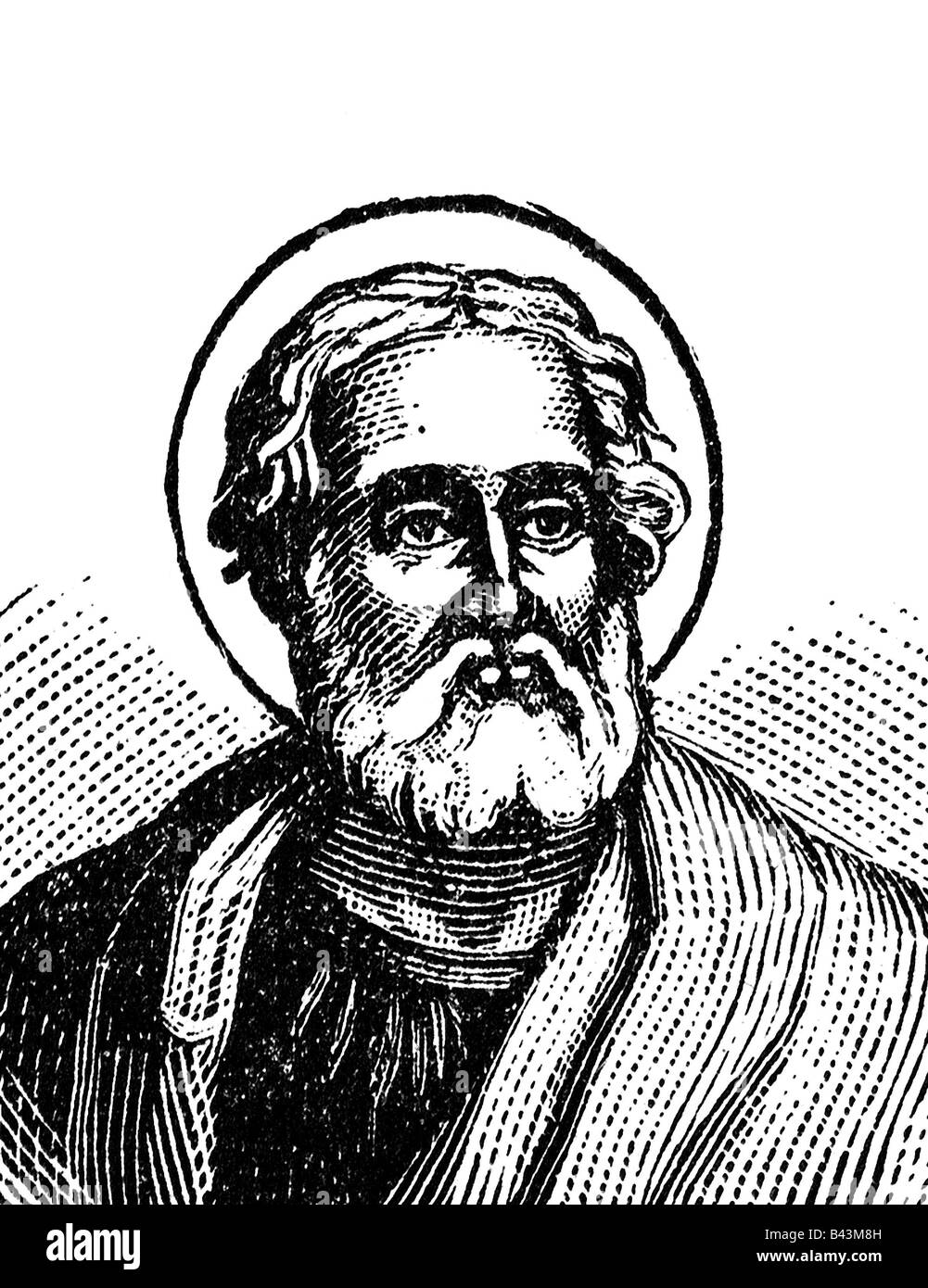 Soter, + 175, Pope 166 - 174 (?), Saint, portrait, wood engraving ...