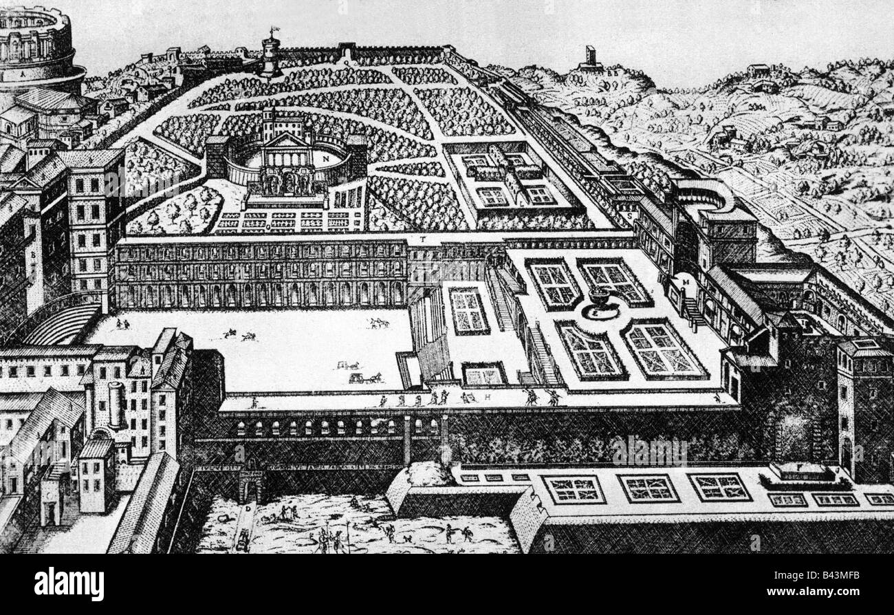 Rome engraving 16th century hi-res stock photography and images - Alamy