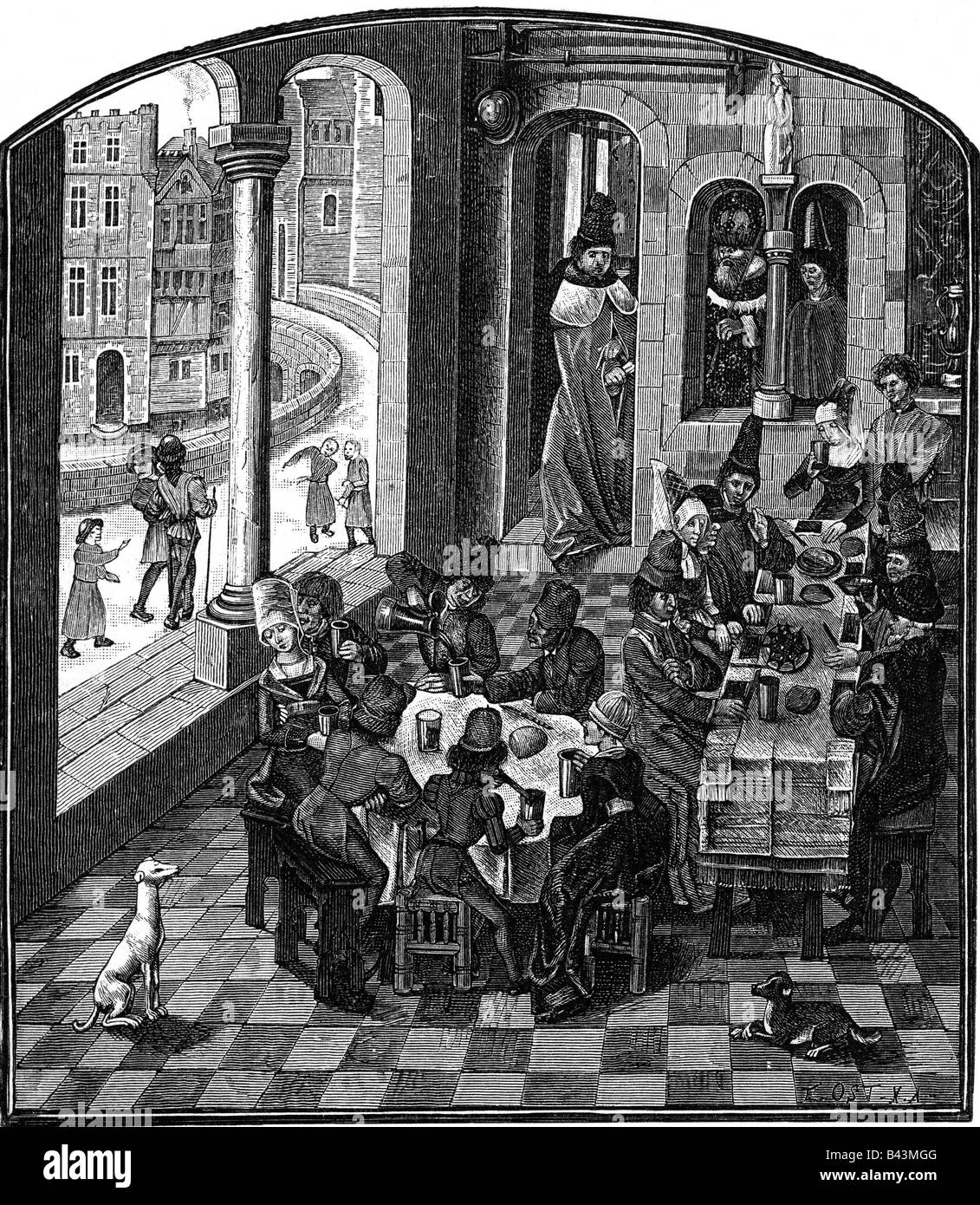 Middle ages feast hi-res stock photography and images - Alamy