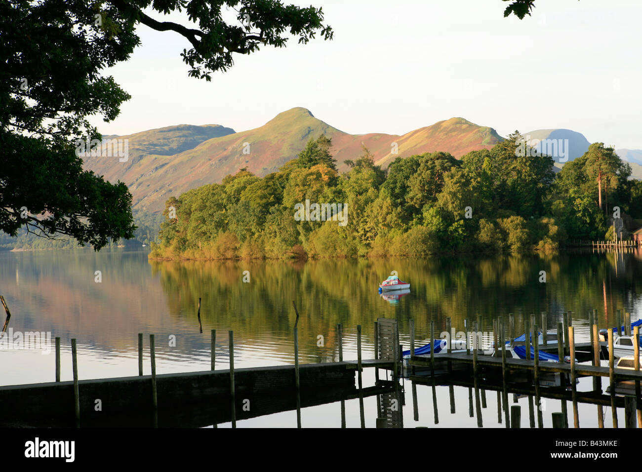 Keswick derwentwater island hi-res stock photography and images - Alamy