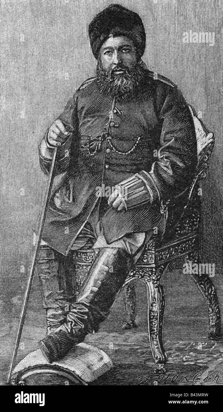 Abdur Rahman Khan, circa 1840 - 3.10.1901, Amir of Afghanistan 22.7. ...