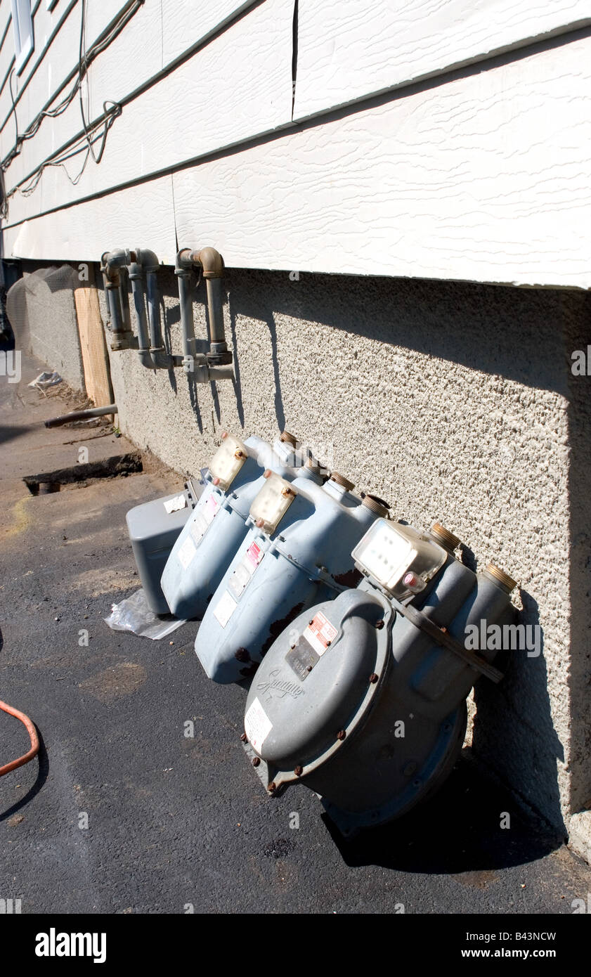 Gas meters hi-res stock photography and images - Alamy