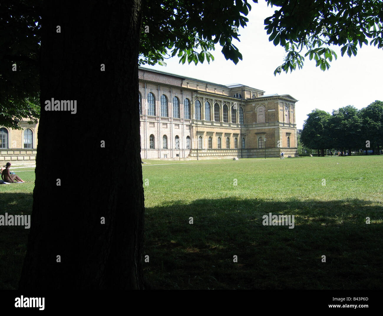 Old pinacotheca alte pinakothek exterior view hi-res stock photography ...