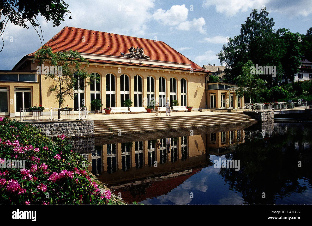 geography / travel, Germany, Saxony, bath Brambach, spa rooms in the ...