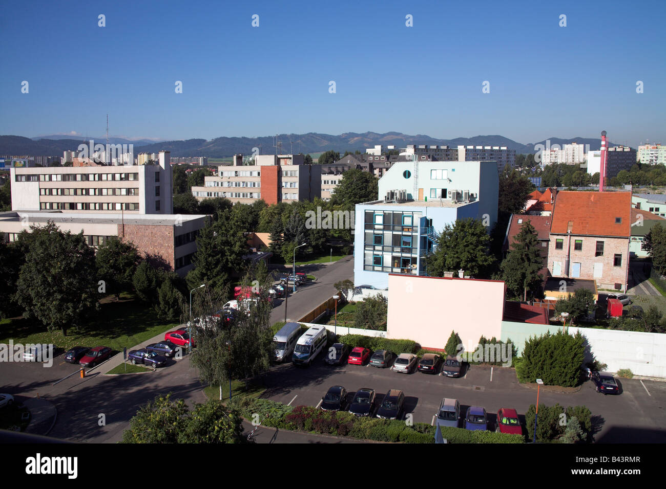 aerial view of Poprad city, Slovakia Stock Photo - Alamy