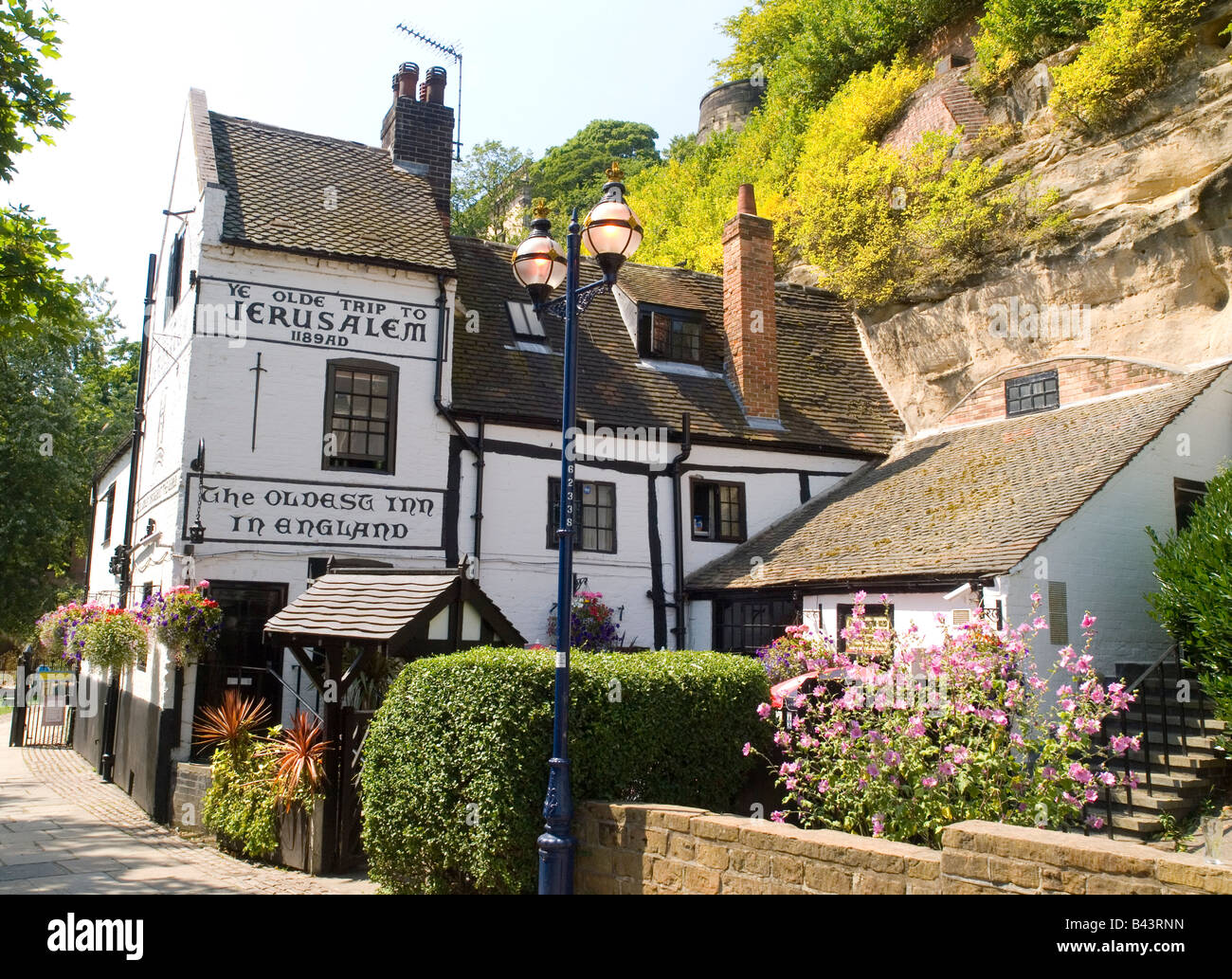 The Ye Olde Trip to Jerusalem public house in Nottingham City Centre ...