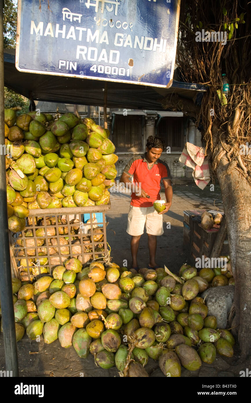 Coconut seller hi-res stock photography and images - Alamy