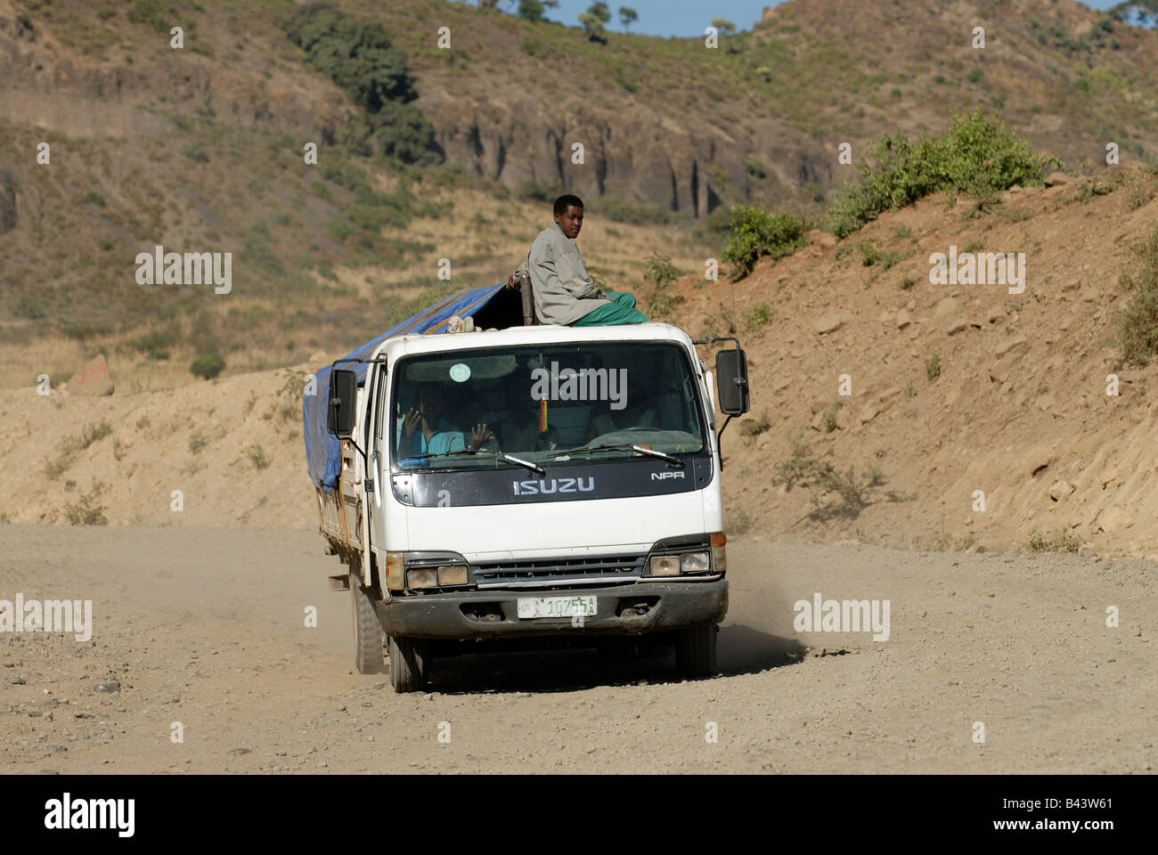 People on a truck Ethiopia Stock Photo - Alamy