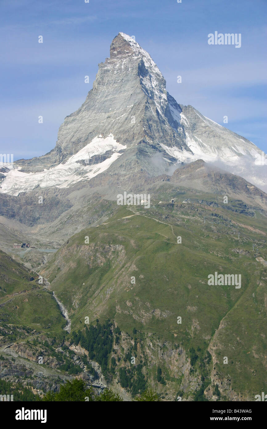 Switzerland - Matterhorn alps mountain Stock Photo - Alamy