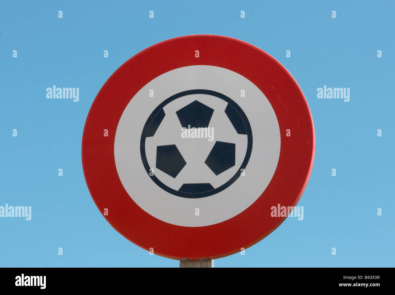 No Football Allowed Sign High Resolution Stock Photography and Images ...