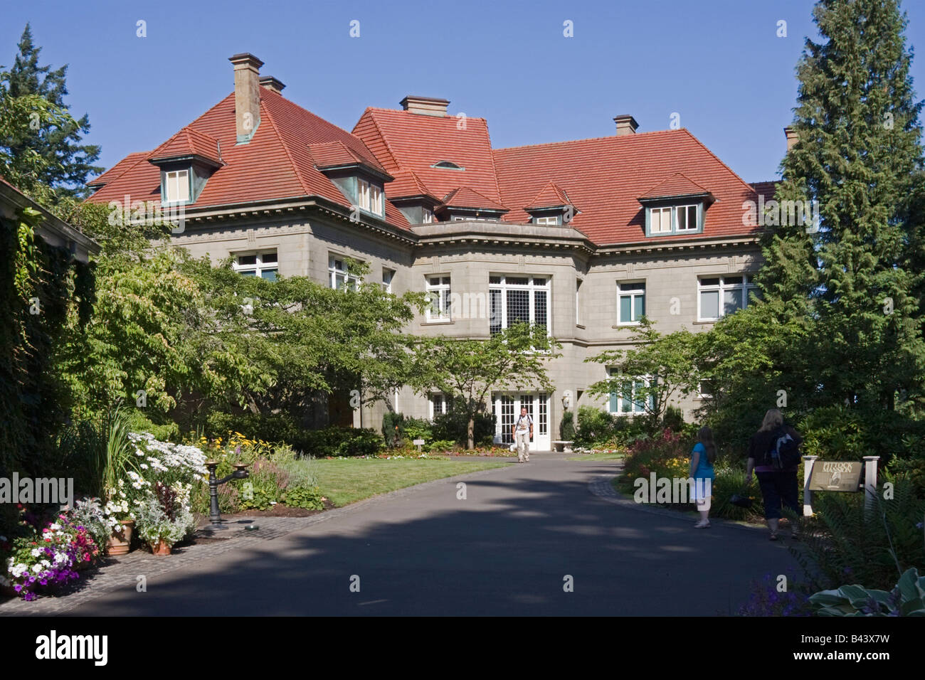 Exterior Pittock Mansion Portland Oregon OR USA Stock Photo - Alamy