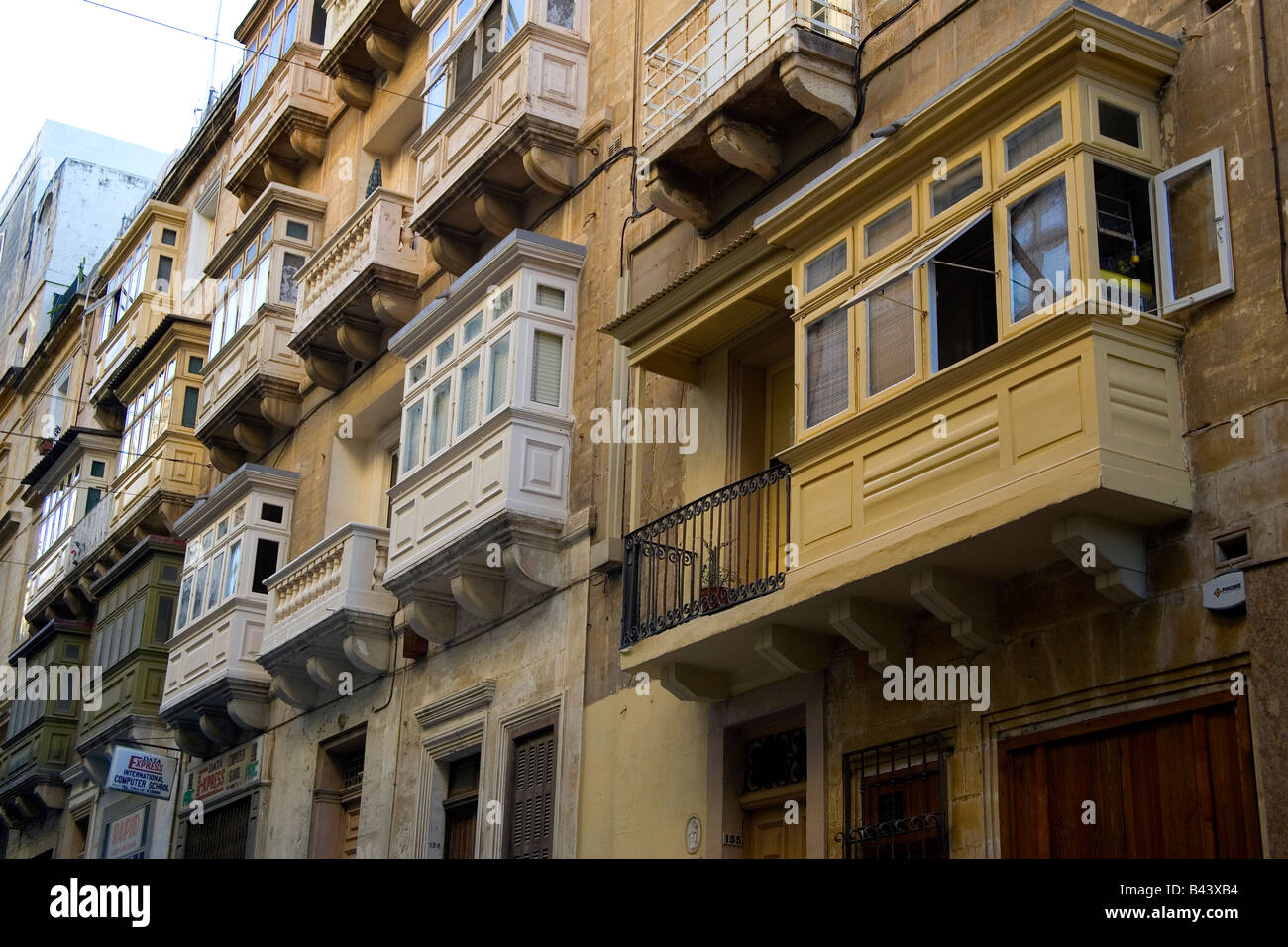 Buildings in a city, Valletta, Malta Stock Photo - Alamy