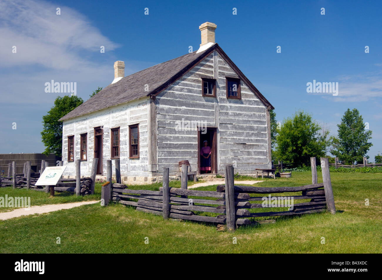 Lower Fort Garry National historic park near Lockport Manitoba Canada ...