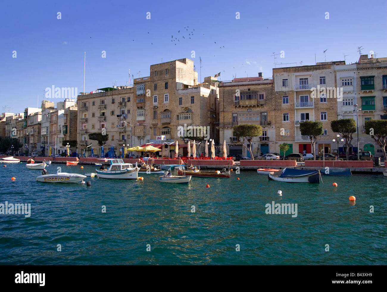 Buildings at the waterfront, Valletta, Malta Stock Photo - Alamy