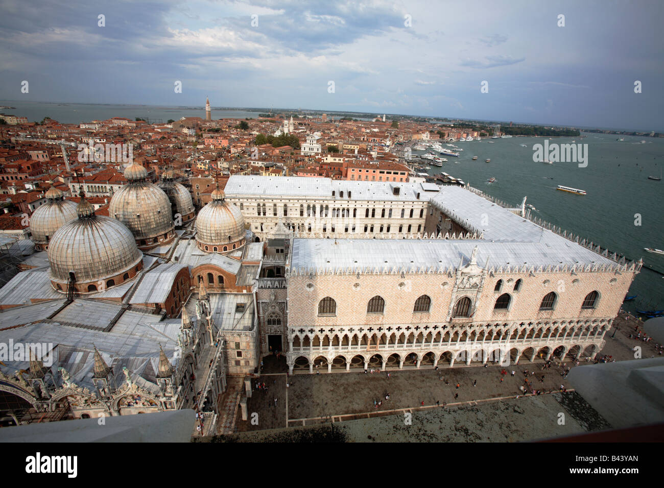 Aerial view of the Doge Palace, Venice, Italy Stock Photo - Alamy
