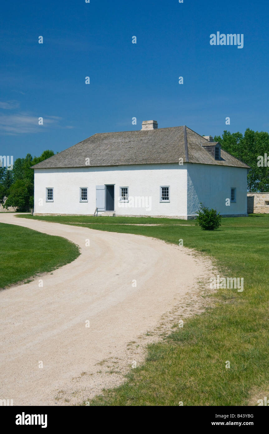 Lower Fort Garry National historic park near Lockport Manitoba Canada ...