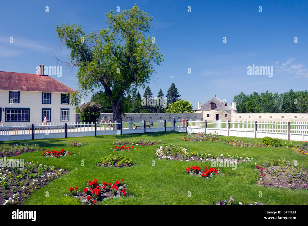 Lower Fort Garry National historic park near Lockport Manitoba Canada ...