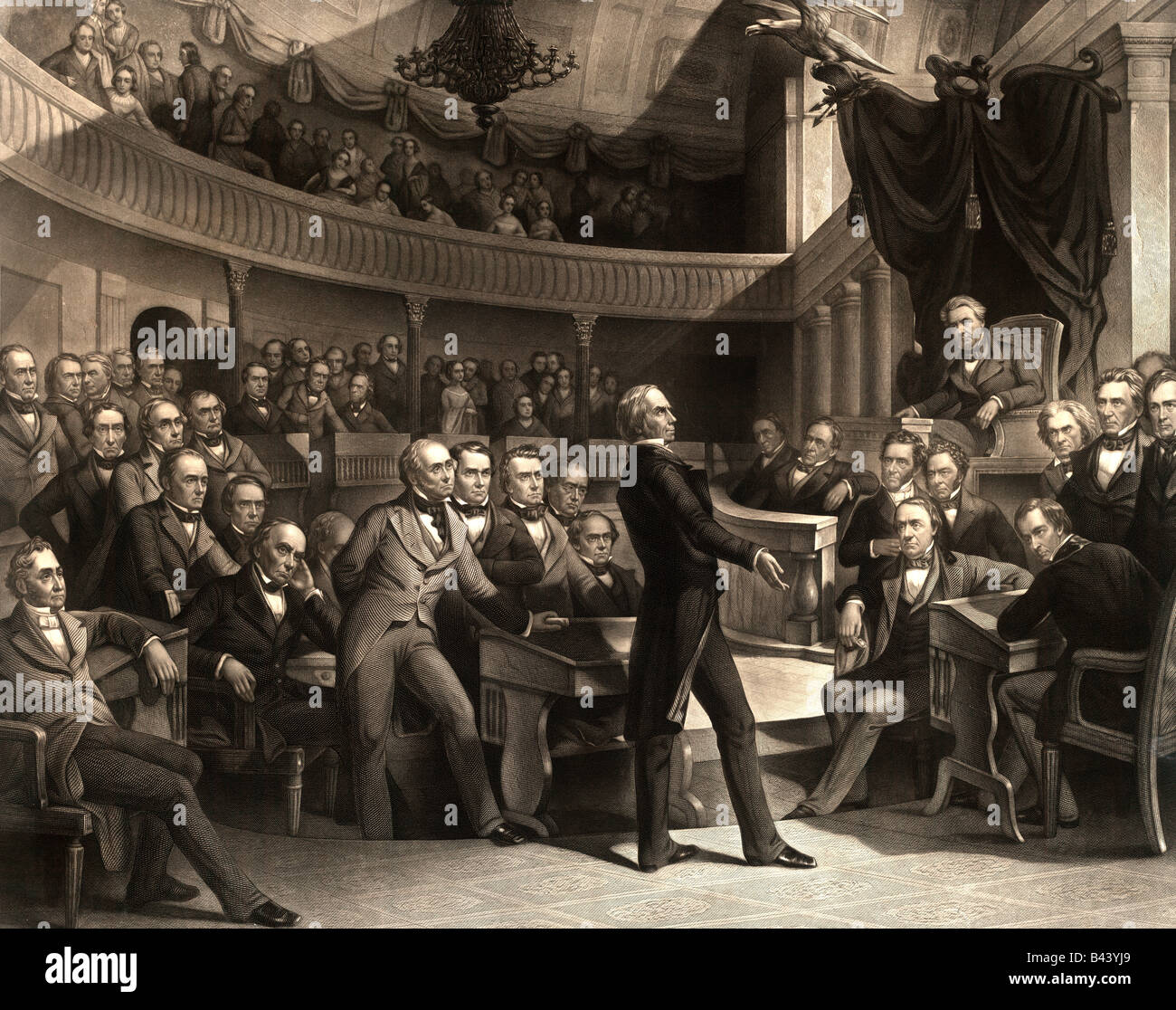 The US Senate in 1850 Stock Photo - Alamy