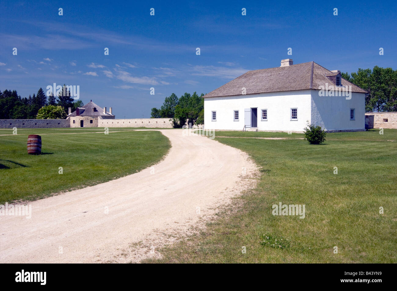Lower Fort Garry National historic park near Lockport Manitoba Canada ...
