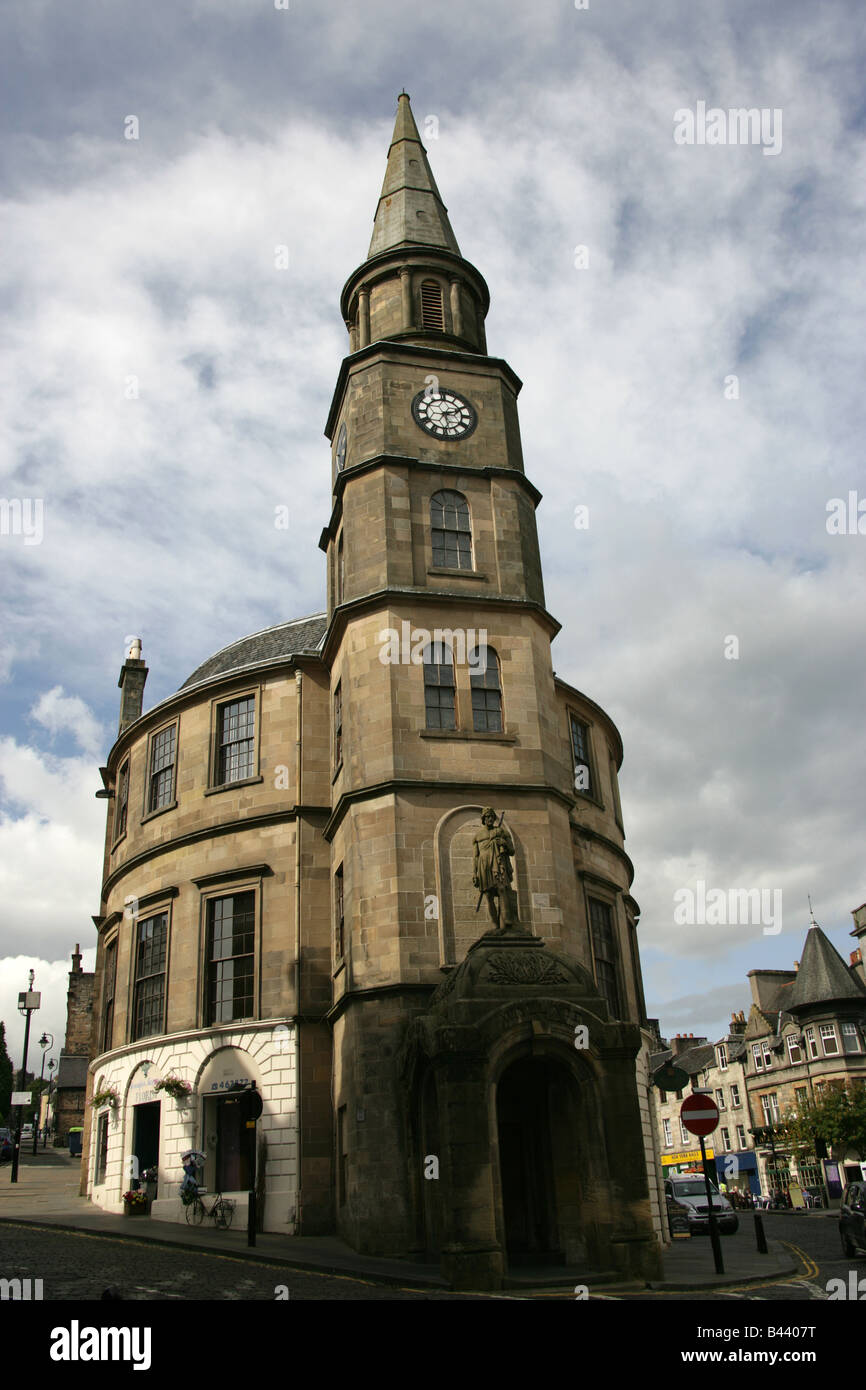 City of Stirling, Scotland. The early 19th century Athenaeum building ...