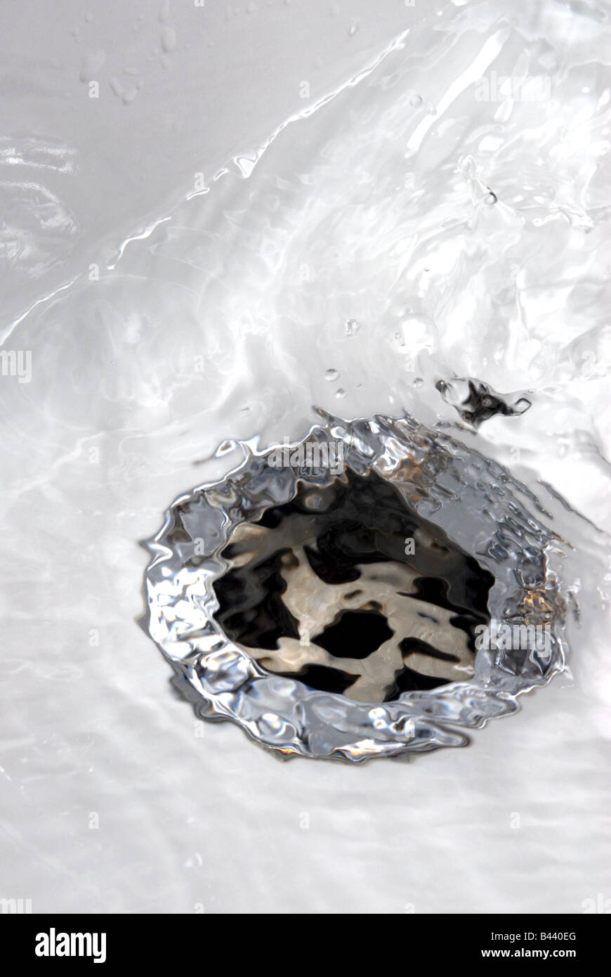 Bathroom sink plug hole hi-res stock photography and images - Alamy