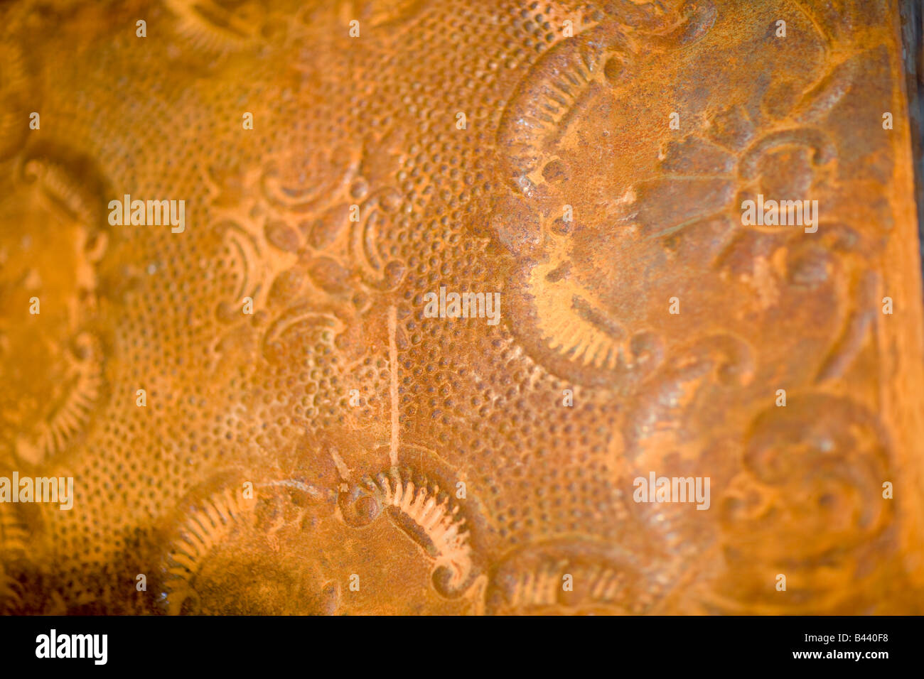 Textured pattern in sheet metal Stock Photo - Alamy