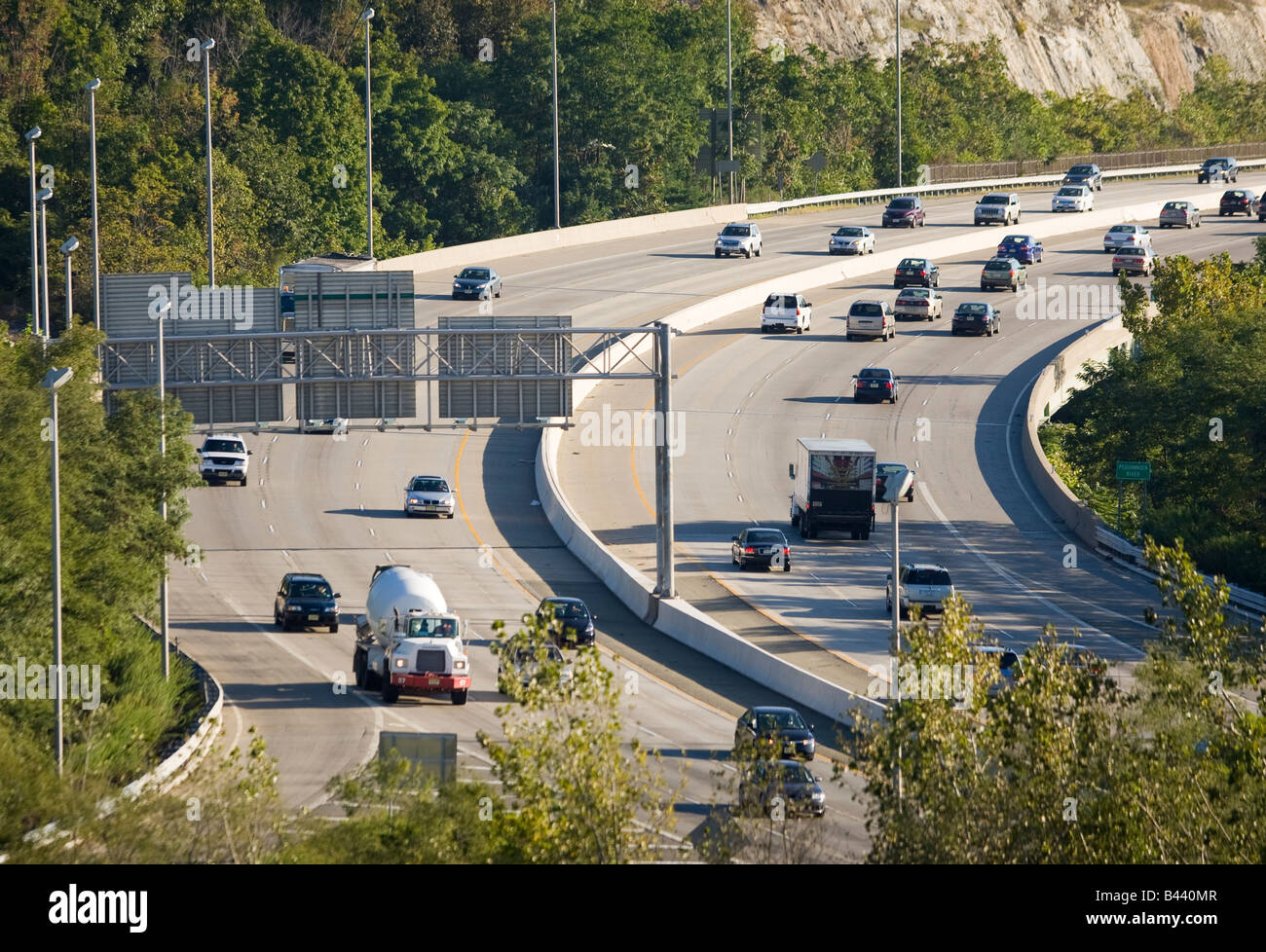 Cars traveling on a road hi-res stock photography and images - Alamy