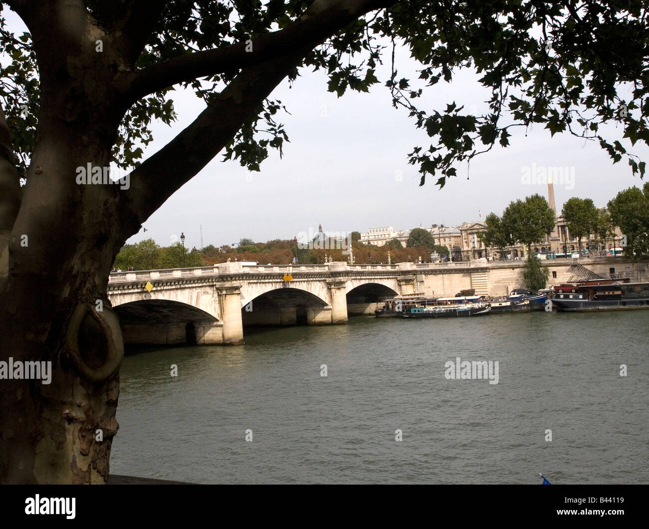 Bridge over the river Seine Stock Photo - Alamy
