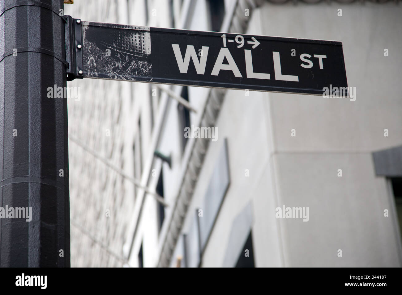 Wall st sign, NYC USA Stock Photo - Alamy