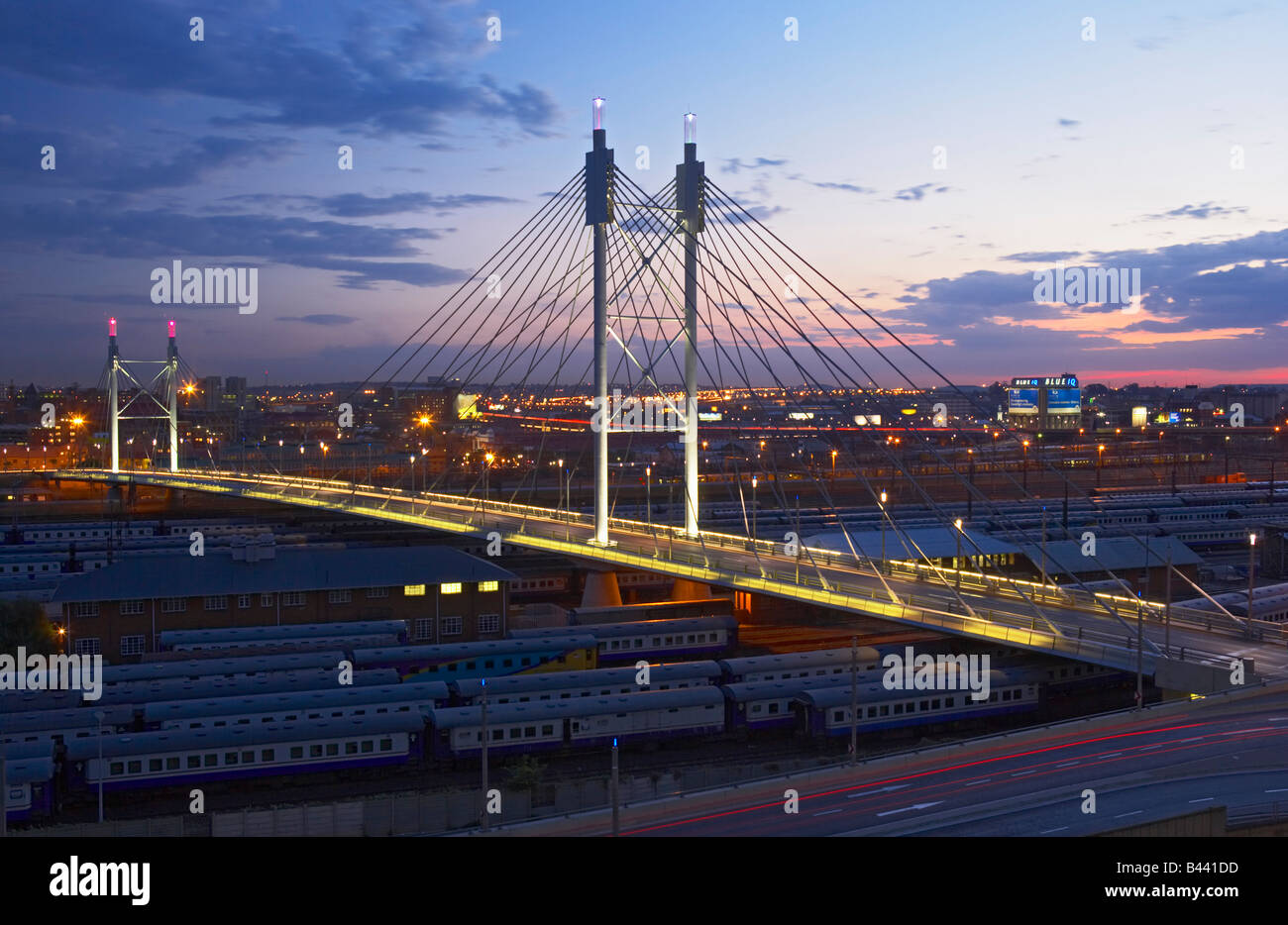 The Nelson Mandela Bridge the largest cable stayed bridge in southern ...
