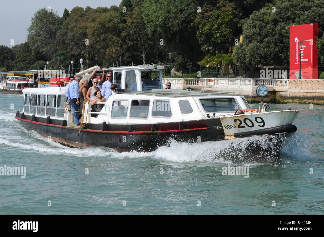 Water Bus Venice Italy Stock Photo - Alamy