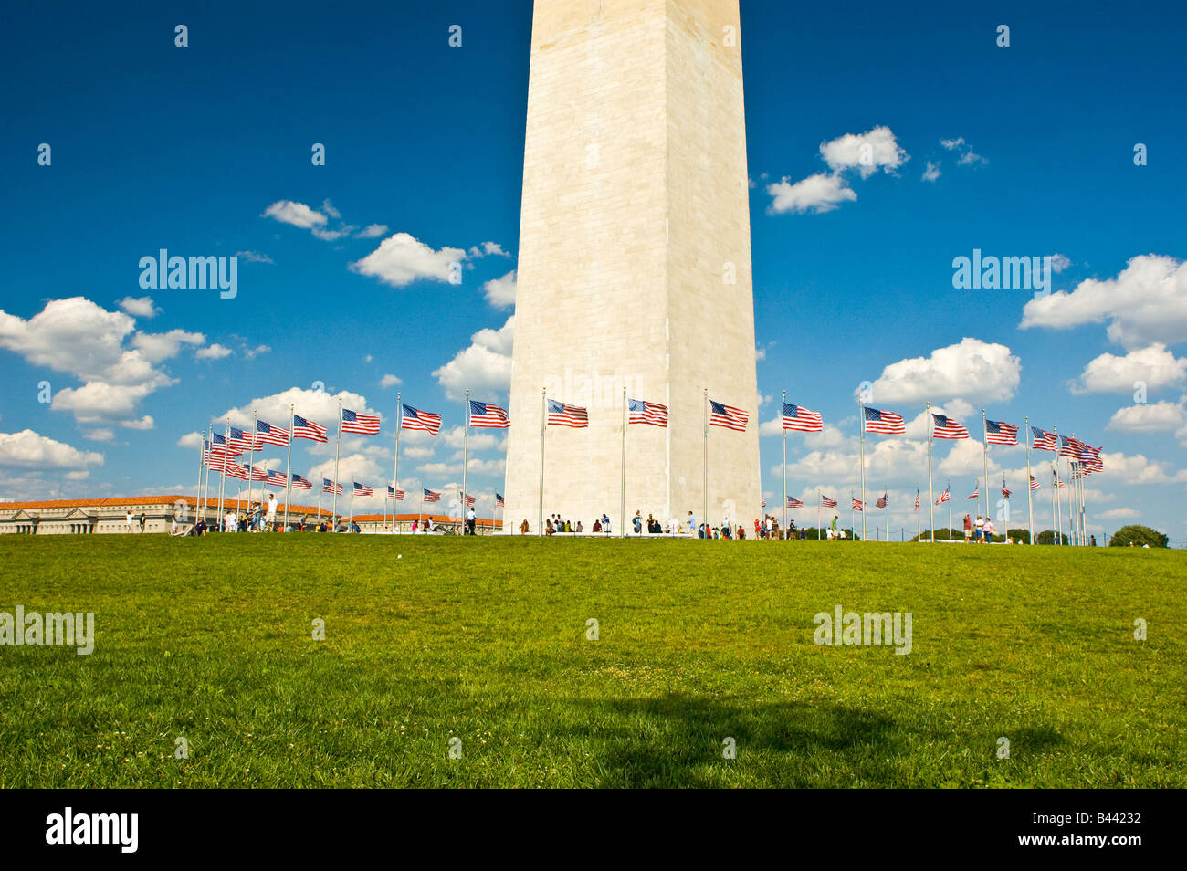 Base of the Washington Monument in Washington, D.C Stock Photo - Alamy