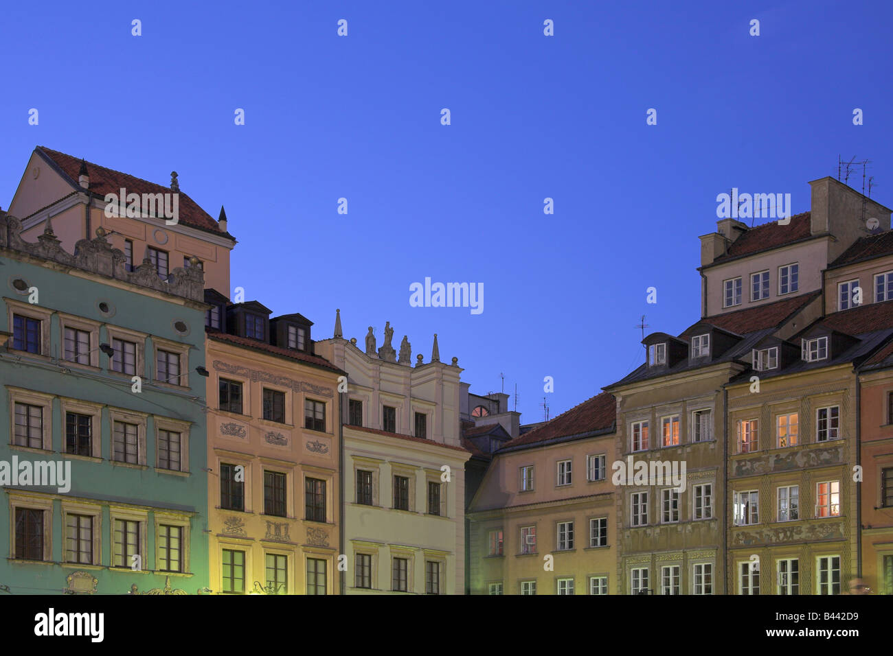 historic buildings in Old Town Market Square Stock Photo - Alamy