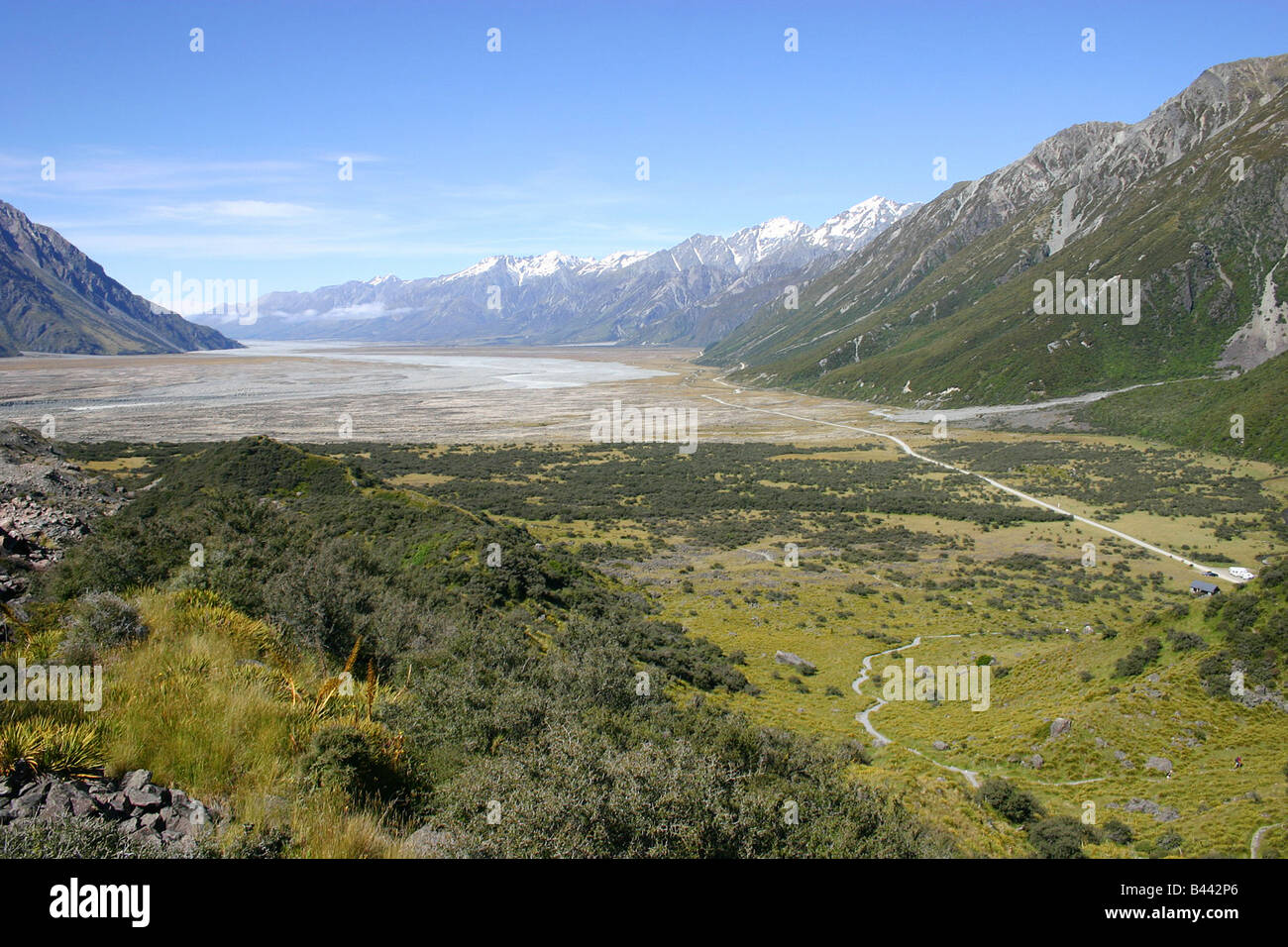 New Zealand - Tasman River Stock Photo - Alamy