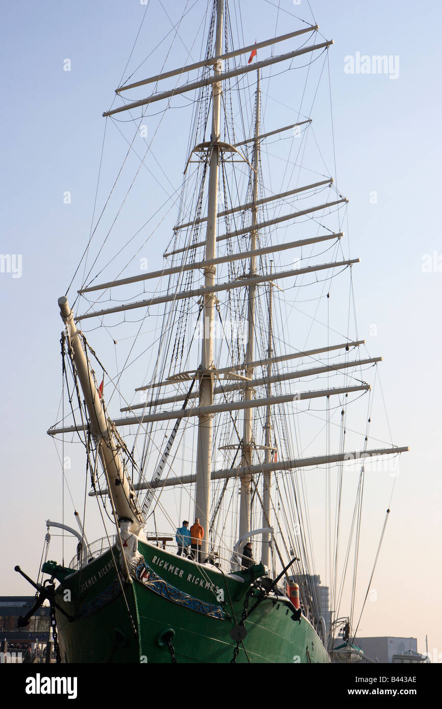 Rickmer Rickmers in the harbour in Hamburg, Germany Stock Photo - Alamy