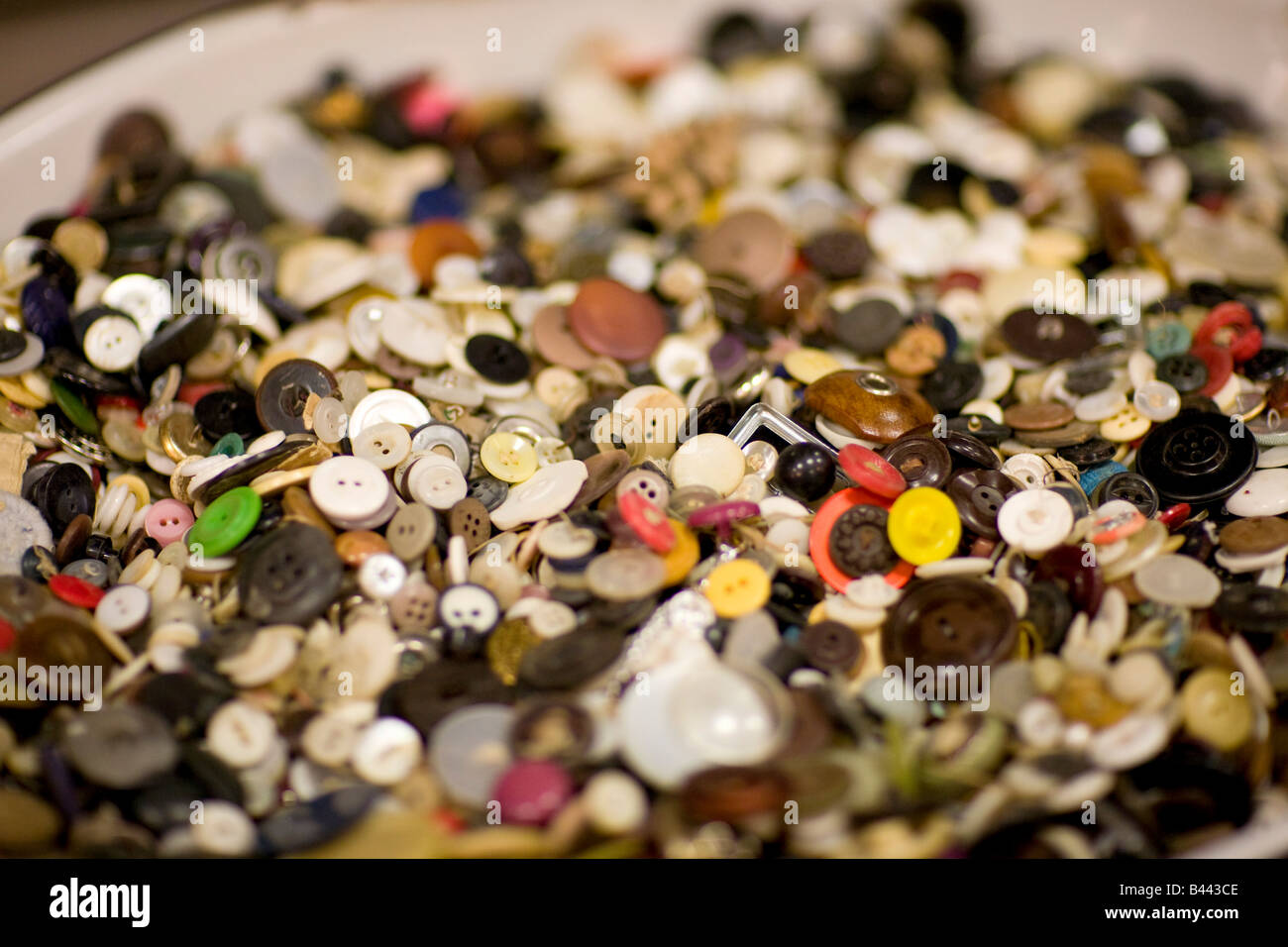 Collection of buttons Stock Photo - Alamy