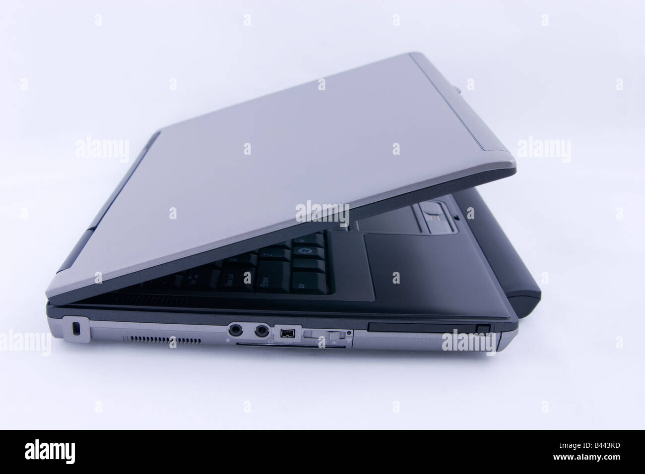 Laptop computer isolated on white background Stock Photo - Alamy