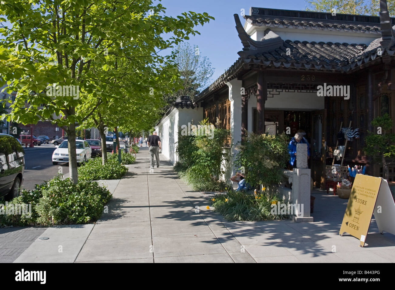City of Portland Oregon OR USA Chinatown entrance to Portland Classical ...