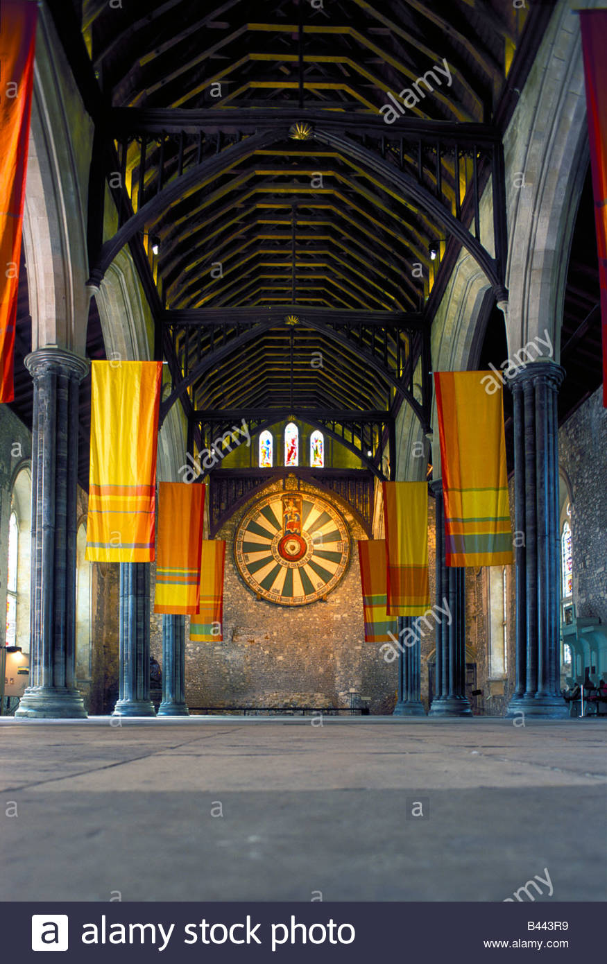 Round Table Winchester Castle High Resolution Stock Photography and ...