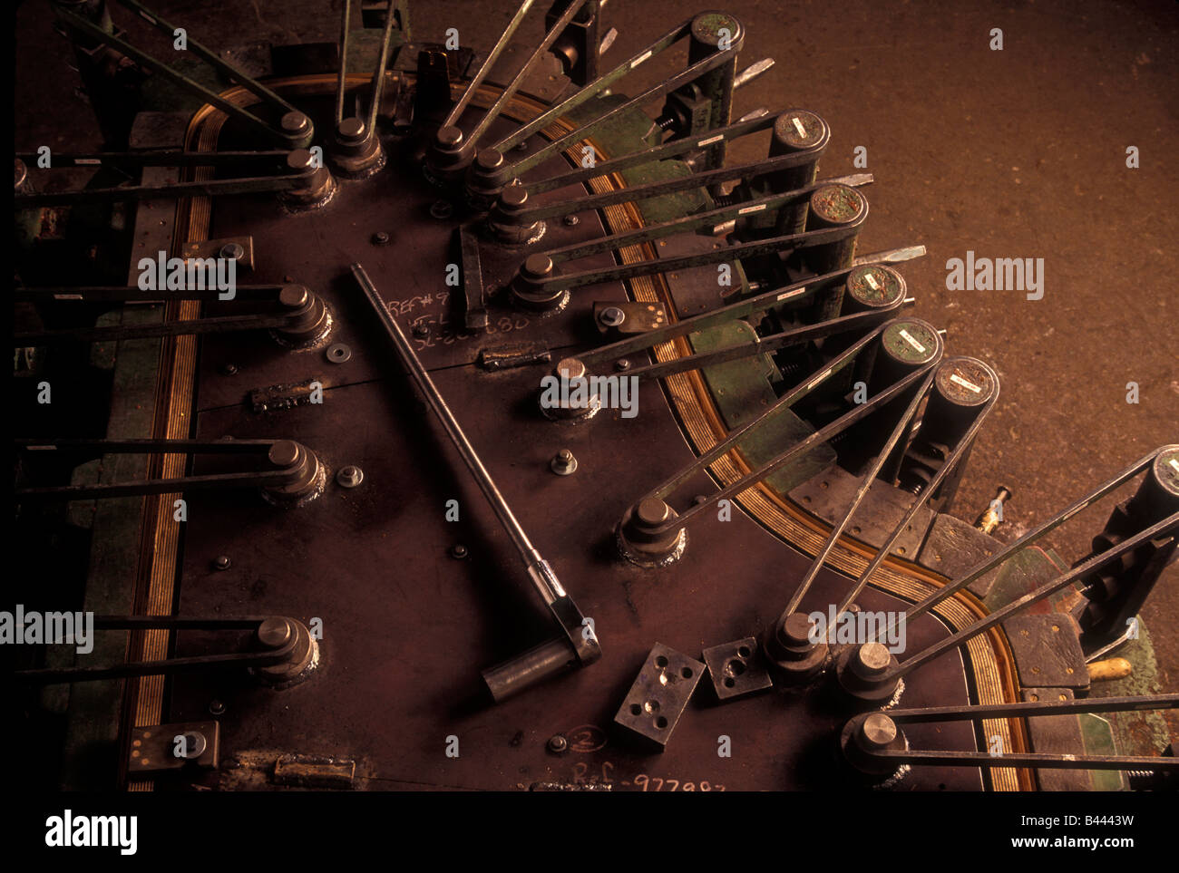 Piano body moulding department Stock Photo - Alamy